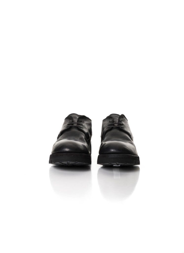 GUIDI 792V Classic Derby Shoe Vibram, black, horse leather