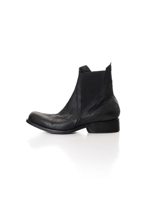 LEON EMANUEL BLANCK Distortion Pointed Chelsea Boot, black, wild boar ...