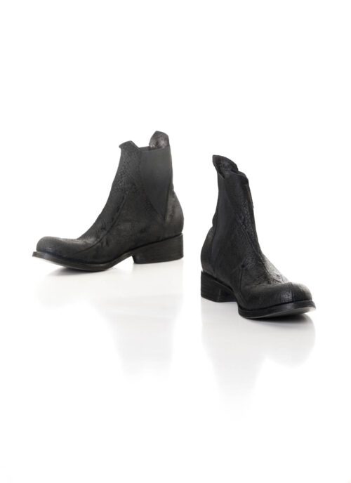 LEON EMANUEL BLANCK Distortion Pointed Chelsea Boot, black, wild boar ...