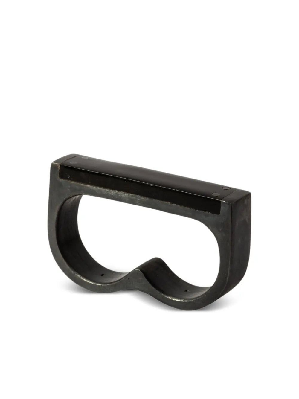 Parts of Four Plate Double ring - Black