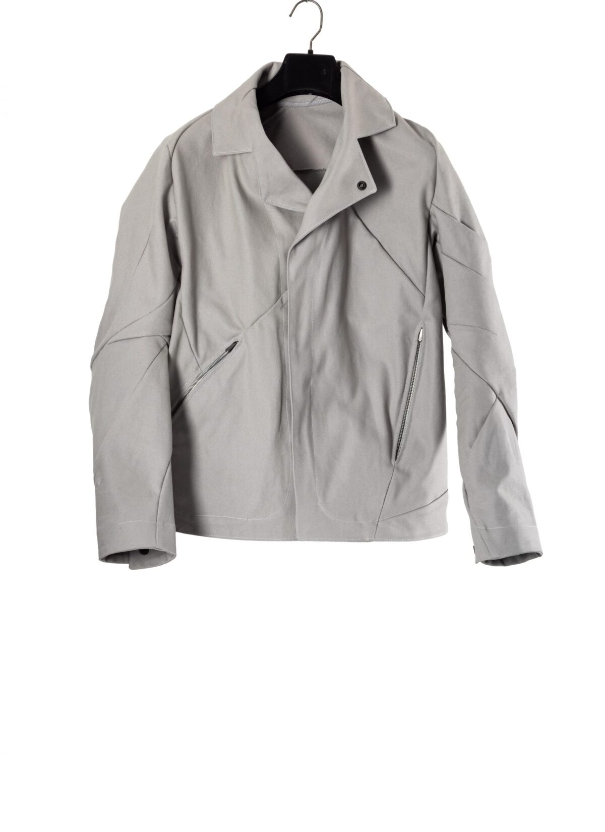 LEON EMANUEL BLANCK Distortion Officer Coat, black, cotton/ea