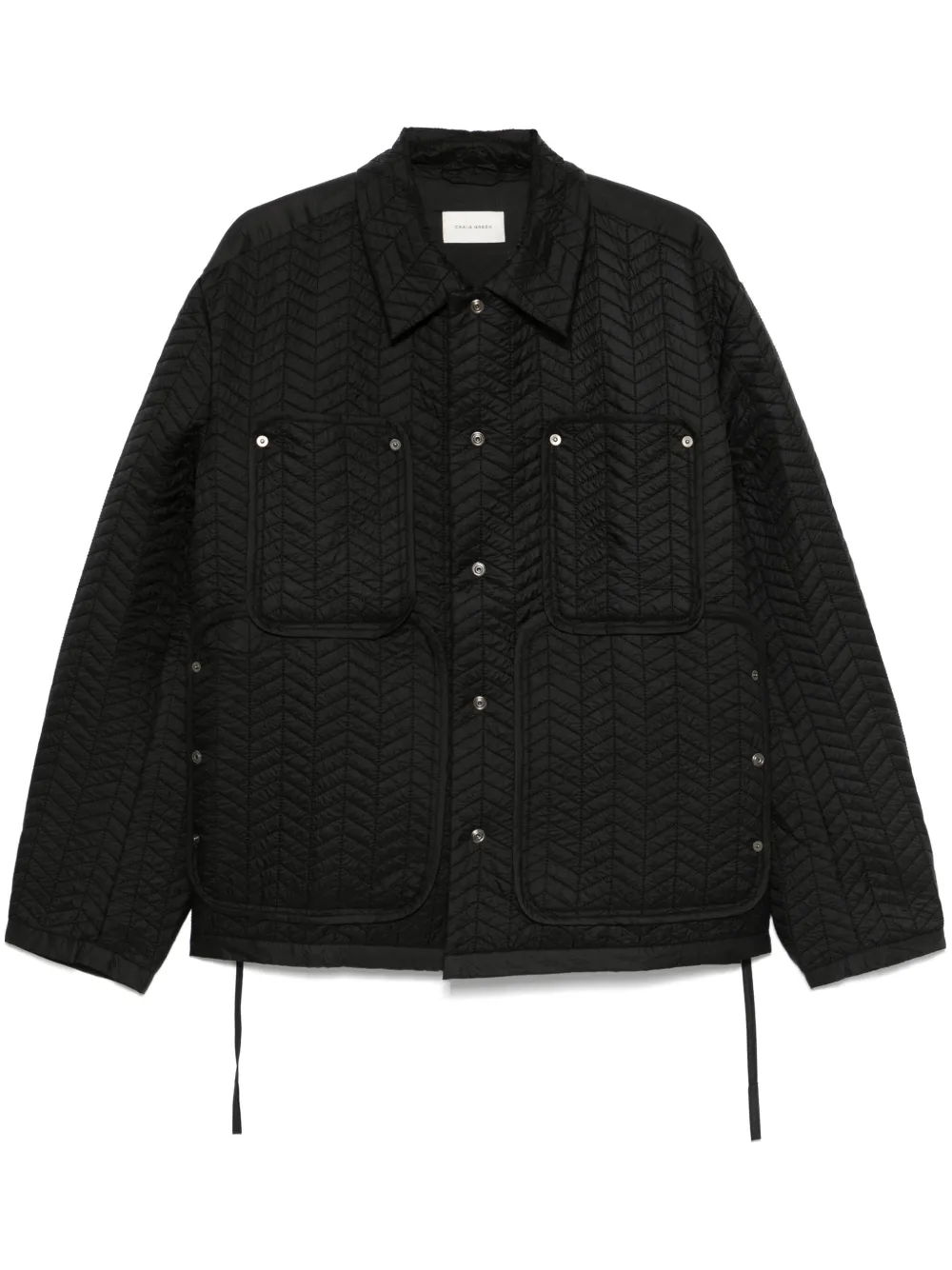Craig Green quilted jacket - Black