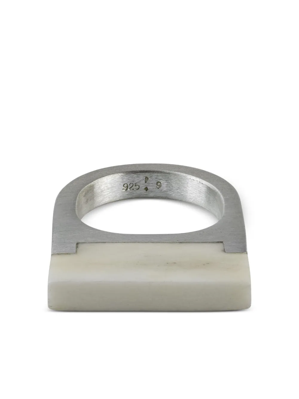 Parts of Four sterling silver ring