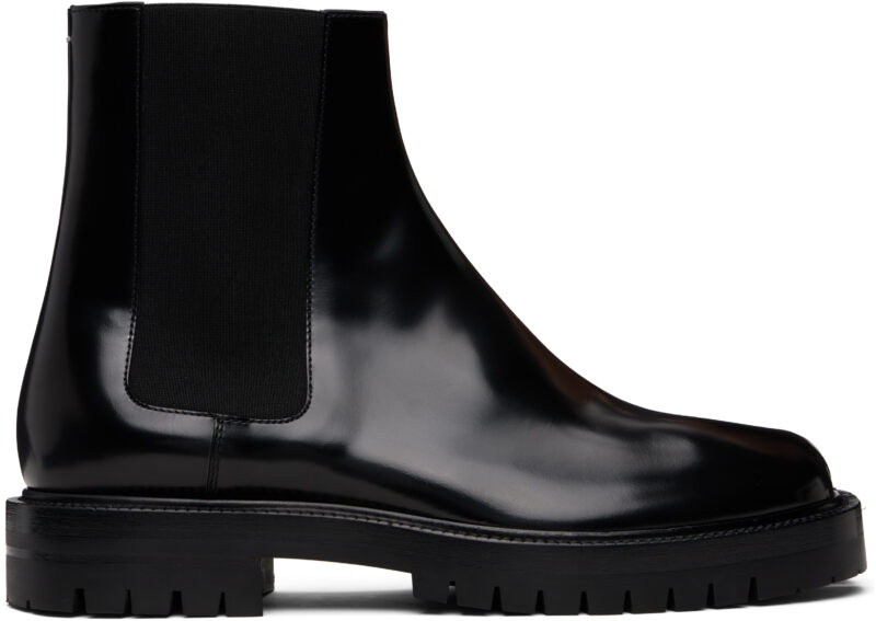 Maison Margiela Black Tabi Chelsea Boots