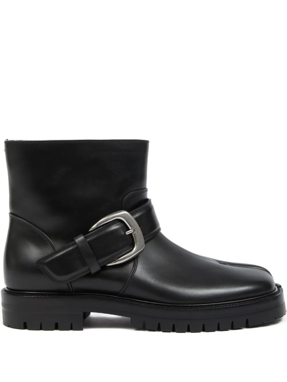 Maison Margiela Tabi buckle-ankle coutry boots - Black
