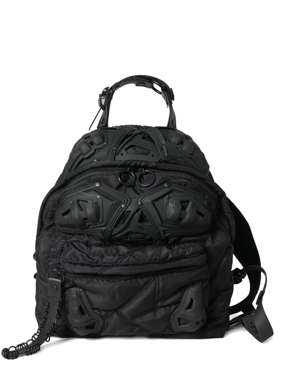 Innerraum Object BP3 quilted panelled backpack - Black