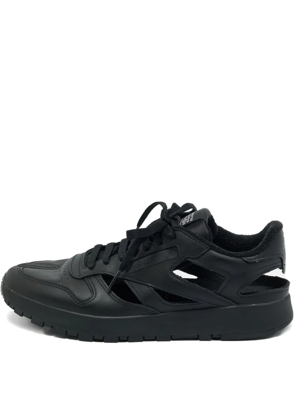 Maison Martin Margiela Pre-Owned x Rebook Tabi leather sneakers - Black