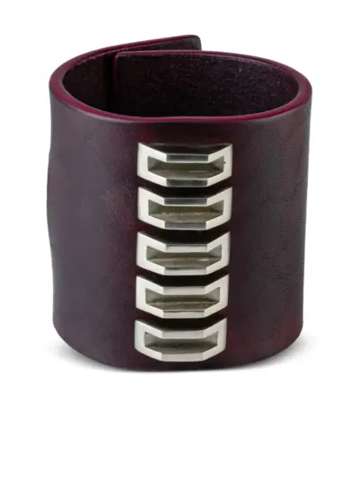 Parts of Four Restraint Charm inverted-pyramid studs bracelet - Purple