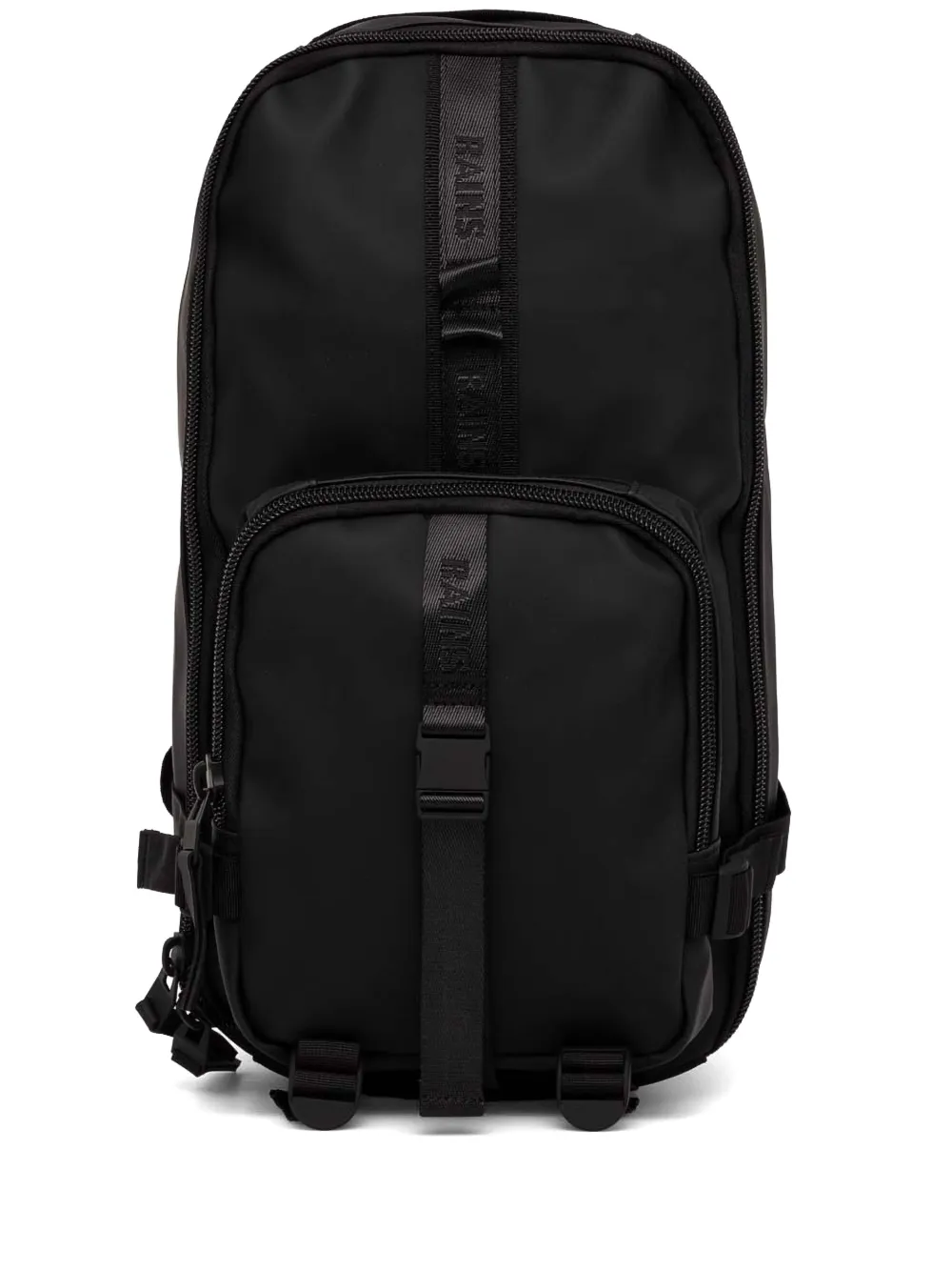Rains Trail Rucksack zip-up backpack - Black