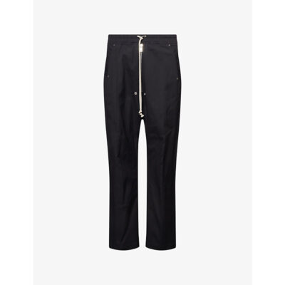 Rick Owens Mens Rick Owens Bela Straight-Leg Cotton Trousers
