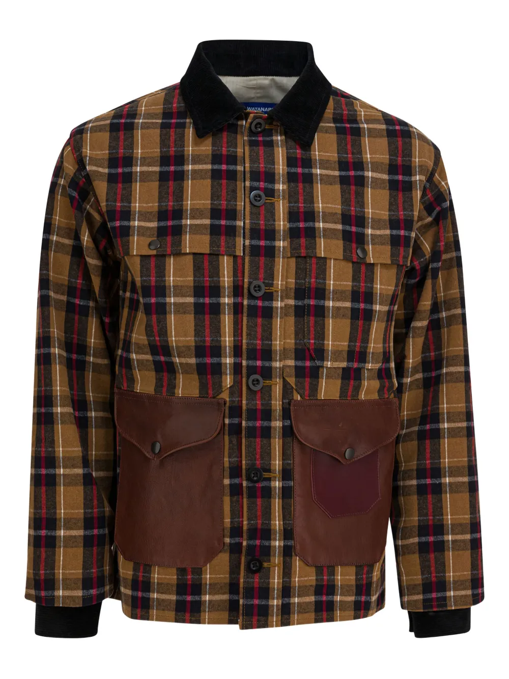 Junya Watanabe MAN plaid-pattern jacket - Brown