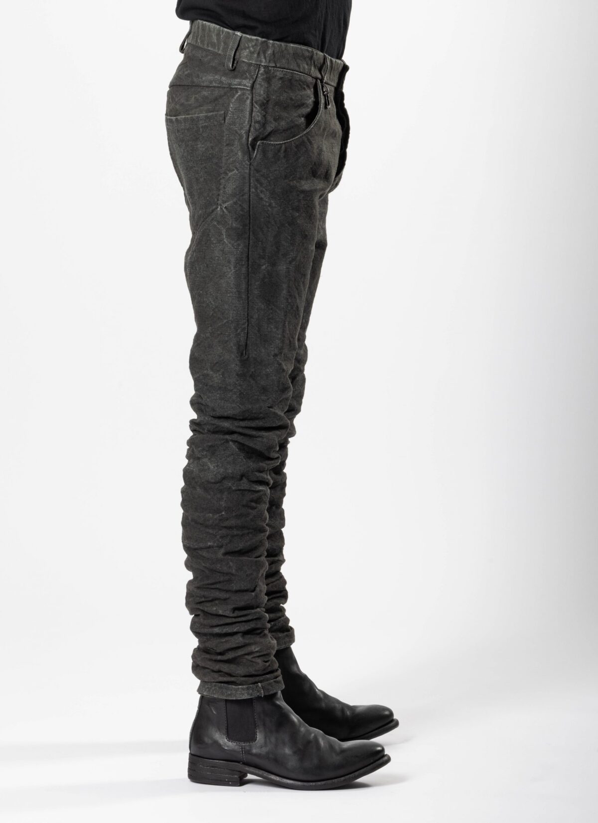 LAYER-0 5 Pocket Pants 110, sail hemp, grey/green