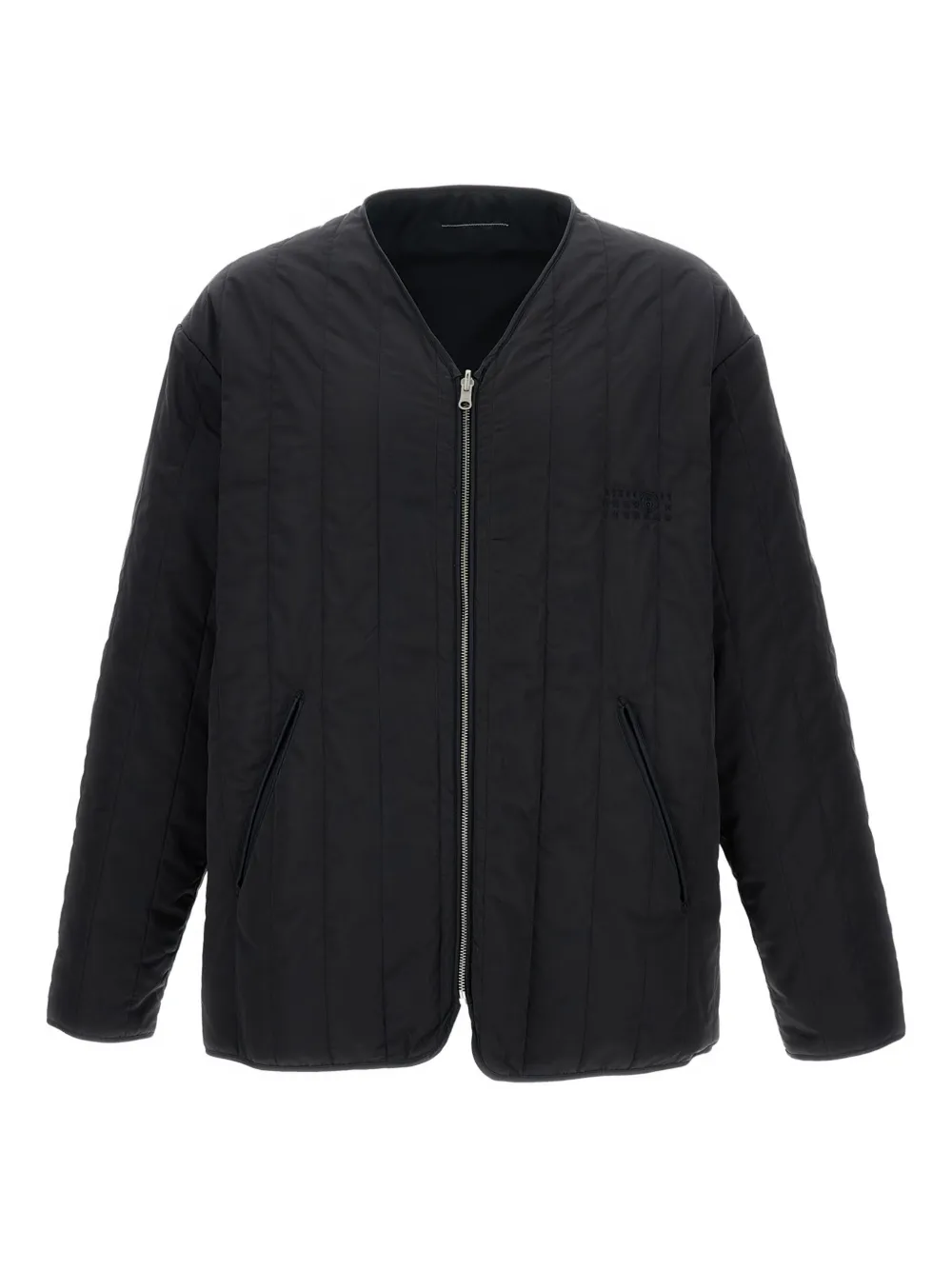 MM6 Maison Margiela reversible quilted padded jacket - Black