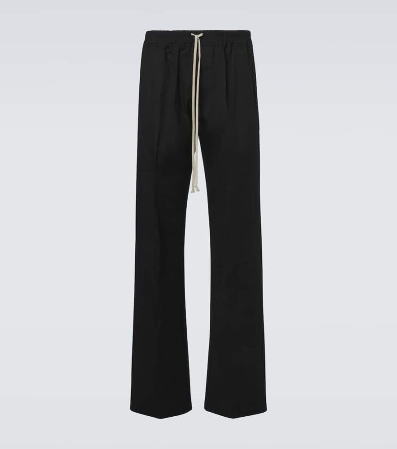Rick Owens Dietrich cotton-blend wide-leg pants