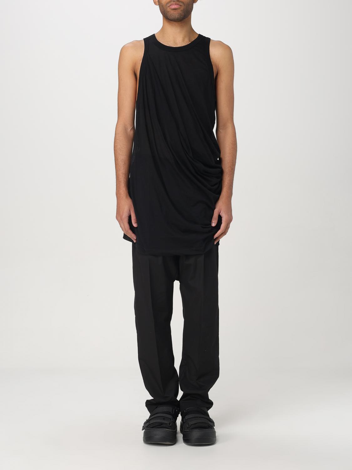 Rick Owens Mens Rick Owens Tommy Loose-Fit Cotton T-Shirt